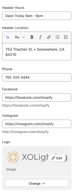 What you can edit – XOLogic
