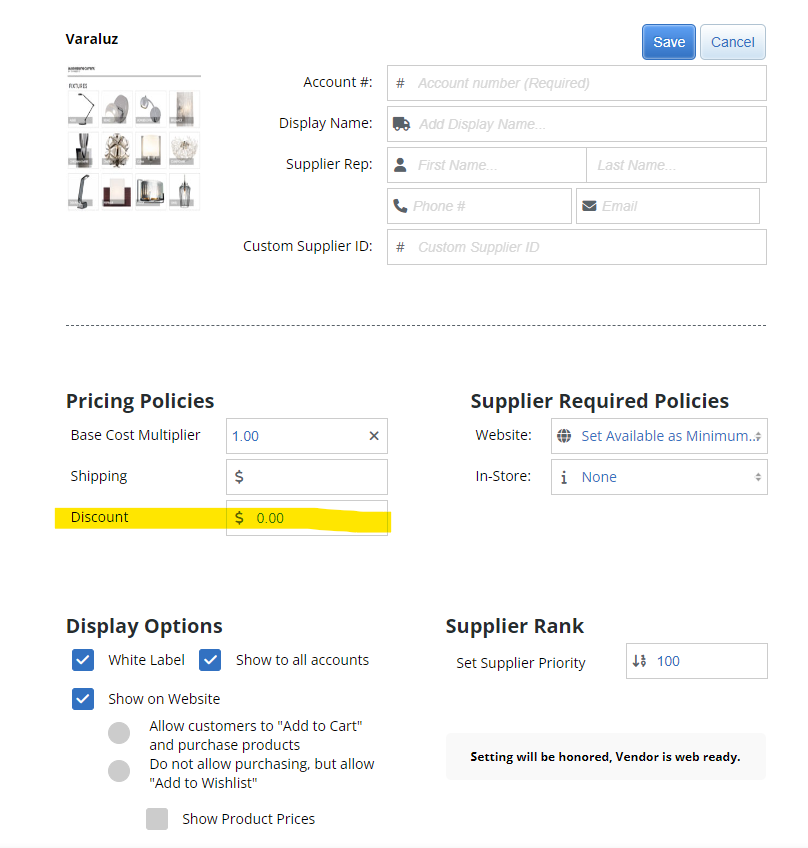 Retail Only Vendors – XOLogic