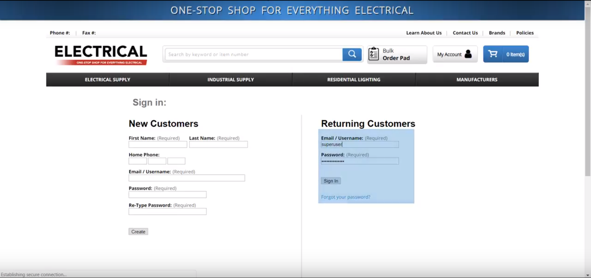 Store Settings Overview Xologic