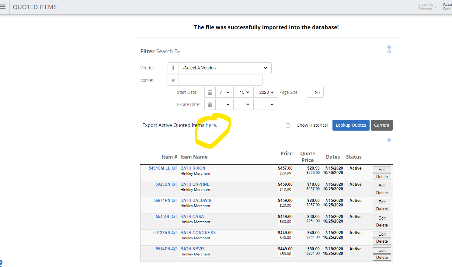 How to change the COGS of items – XOLogic